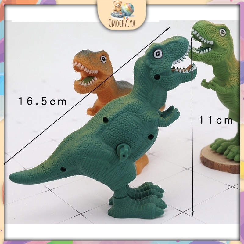 Dinosaur Train Fire Truck Frog Kids Clockwork Toy Spring Educational ...