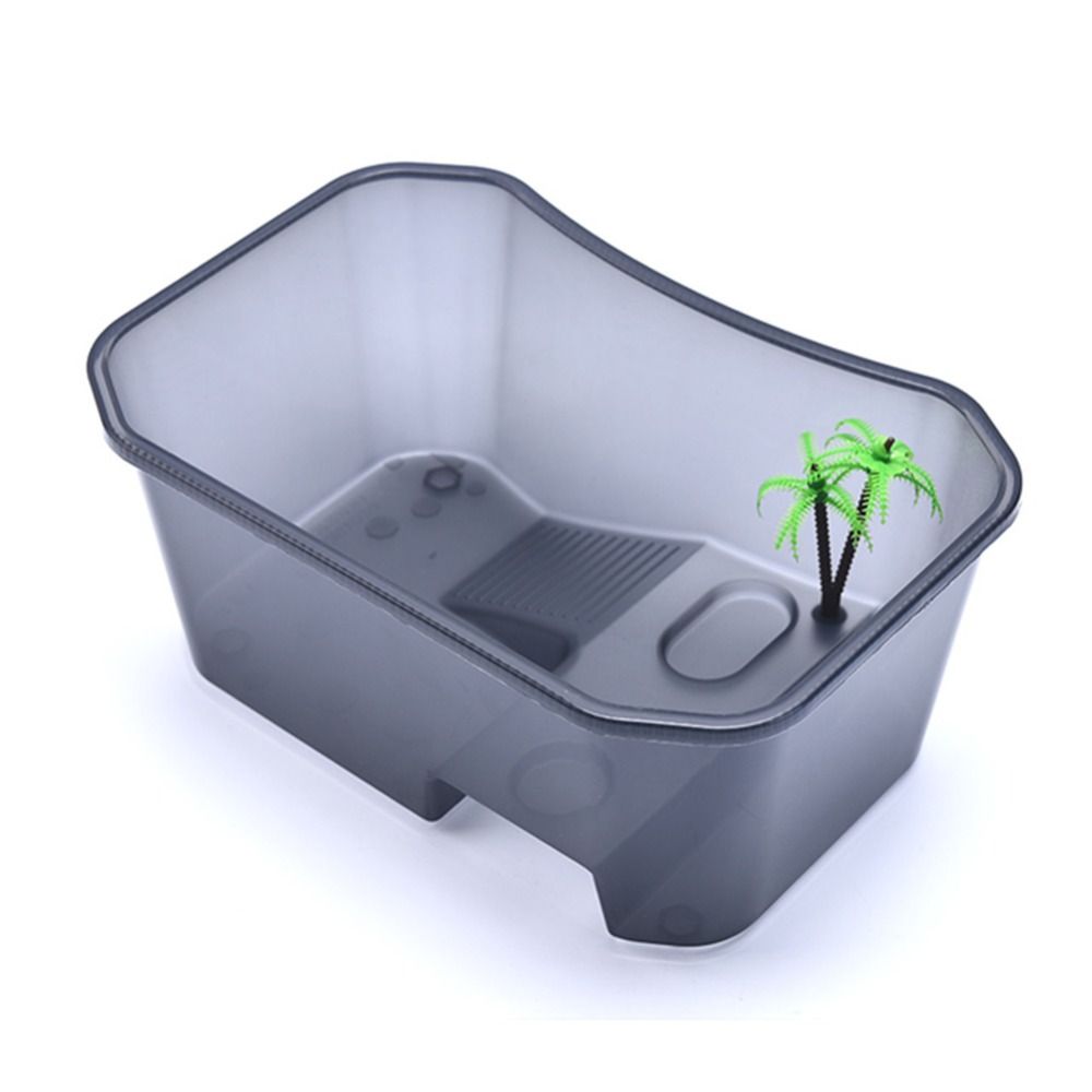 Pet Accessories Basking Ramp Turtle Vivarium Box Water Land Dual Use ...