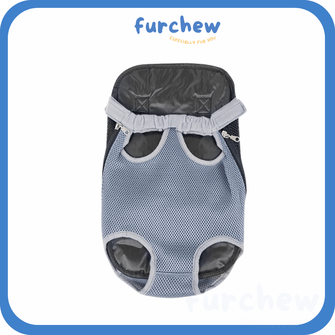 [SG] Pet Carrier Mesh Breathable Backpack - Front and Back Chest ...