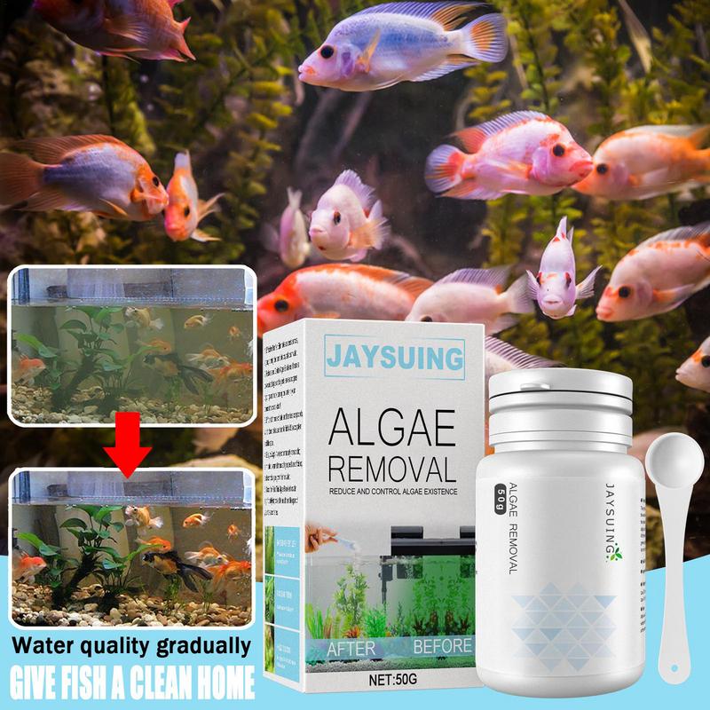 【Fast and Free Delivery】 50g Algae Agent With Spoon Tank Remover ...