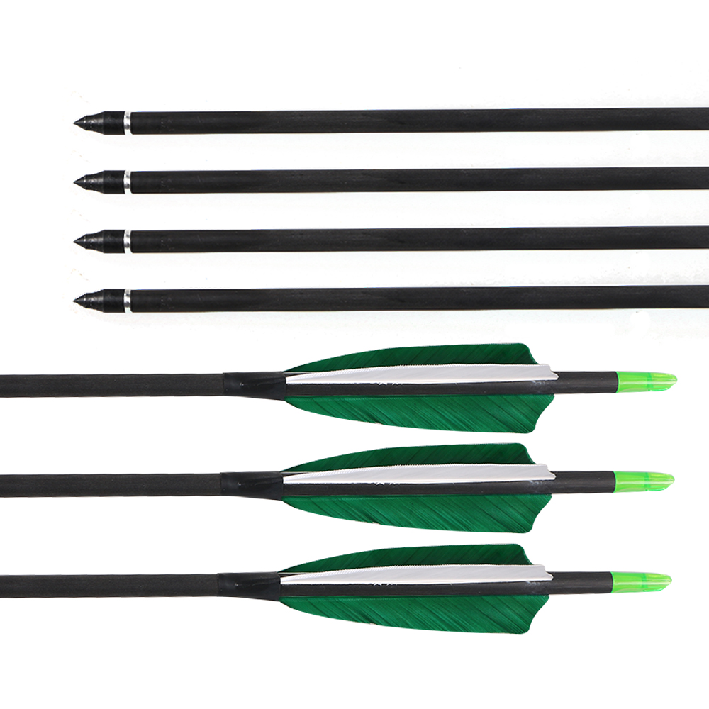 500 Spine Arrows Archery Arrows ZSHJGJR 31 Inch Carbon Spine 500 ...