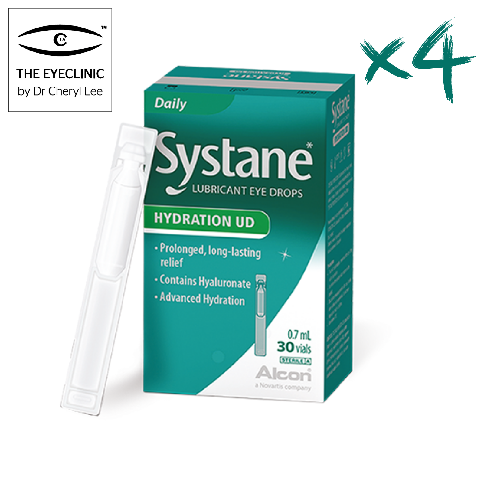 [Bundle of 2 boxes] Systane Lubricant Eye Drops 30 x 0.7ml vials ( Dry ...