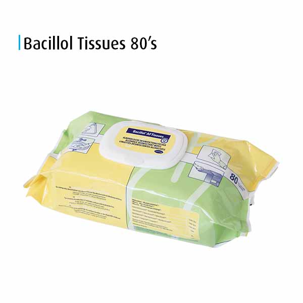 [Hartmann Bacillol AF Tissues 80's] - Disinfection Pre-soaked Tissue ...