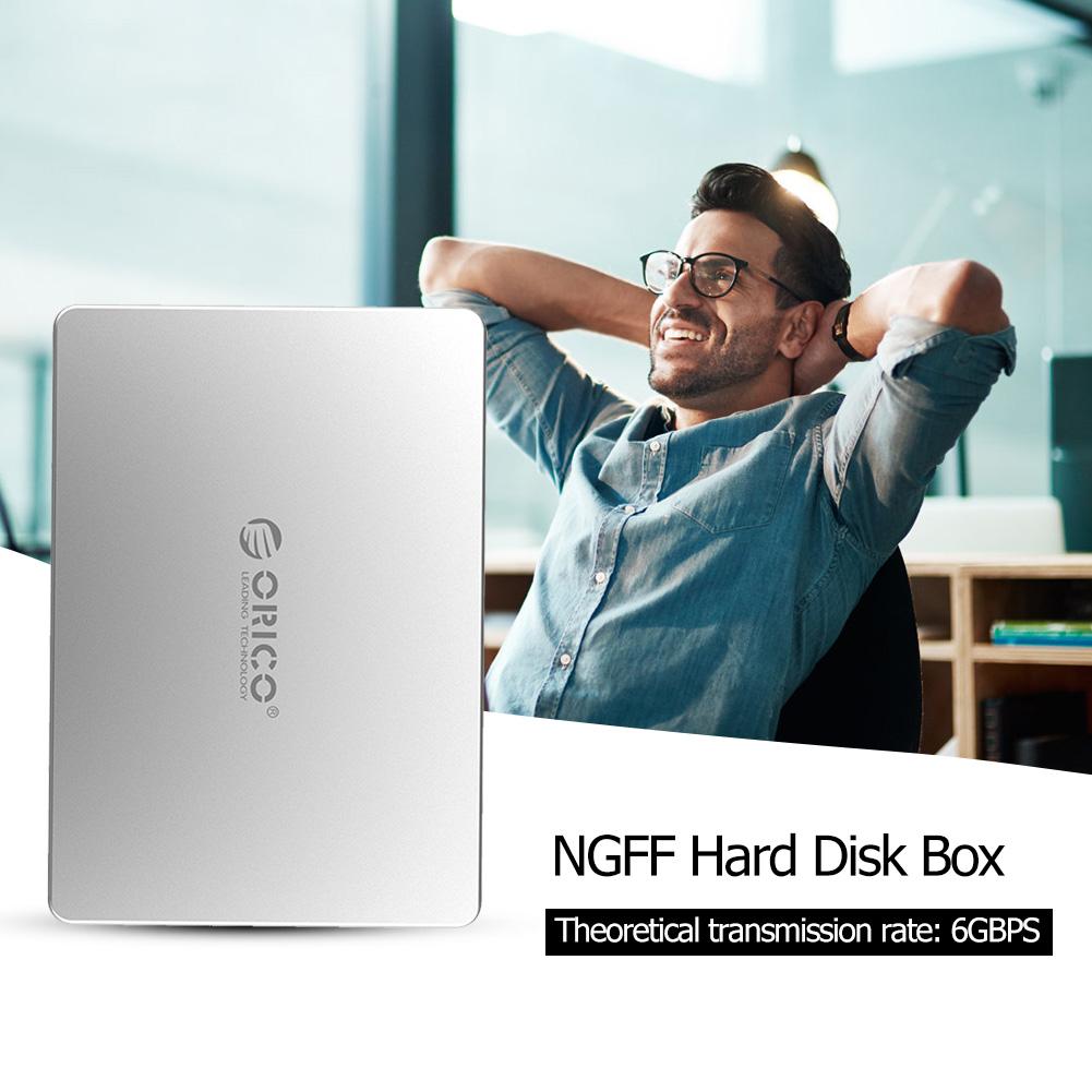 【InnovateWorld】M2TS Aluminum Alloy M.2 NGFF to SATA Converter M.2 SSD Solid State Drive Case ...