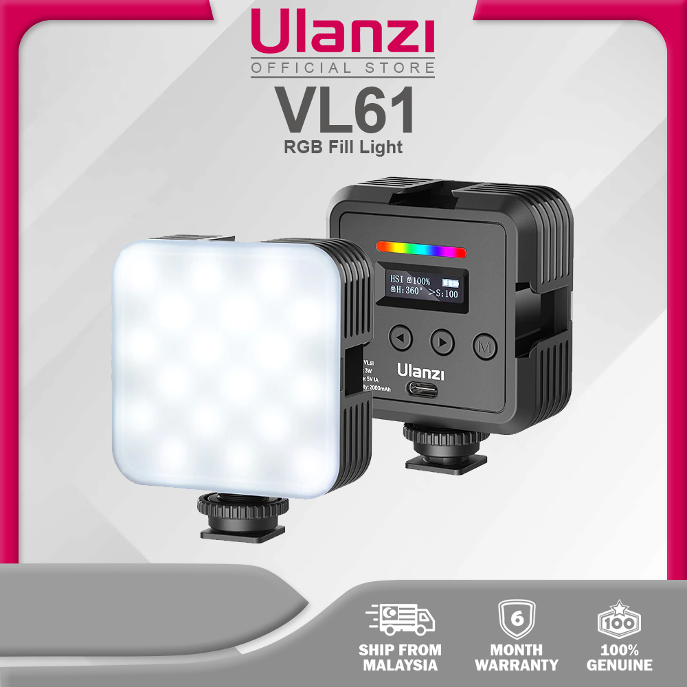 Ulanzi VL61 RGB Fill Light | Lazada