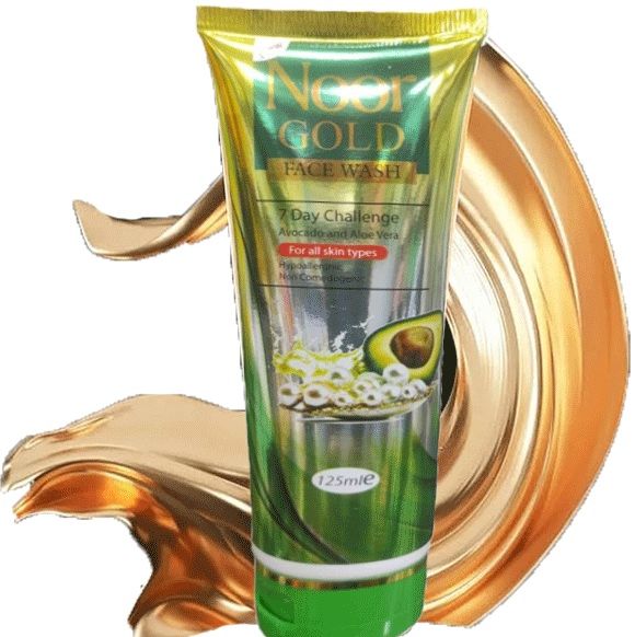 NOOR GOLD Face Wash no25 Avocado and Aloe Vera – 125ml | Daraz.lk