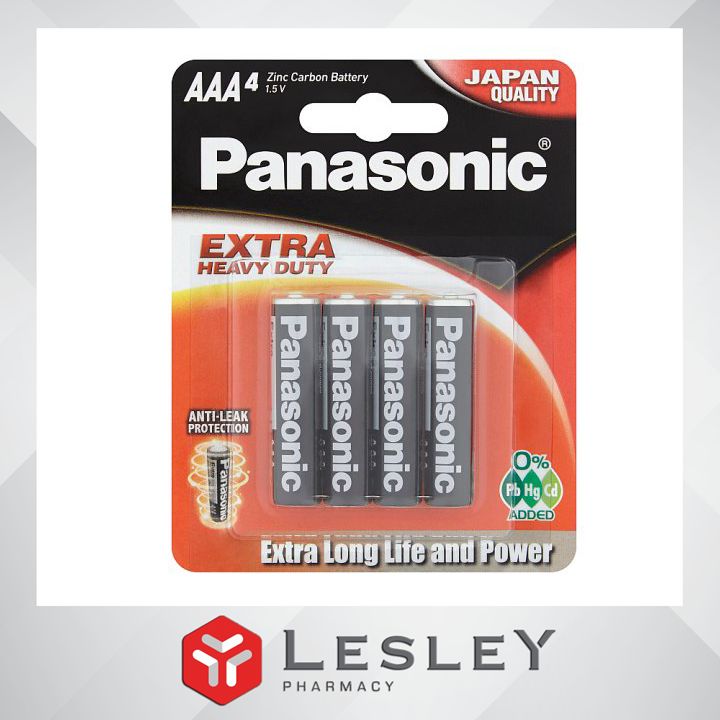 Panasonic Battery AA Extra Heavy Duty (4pcs) | Lazada