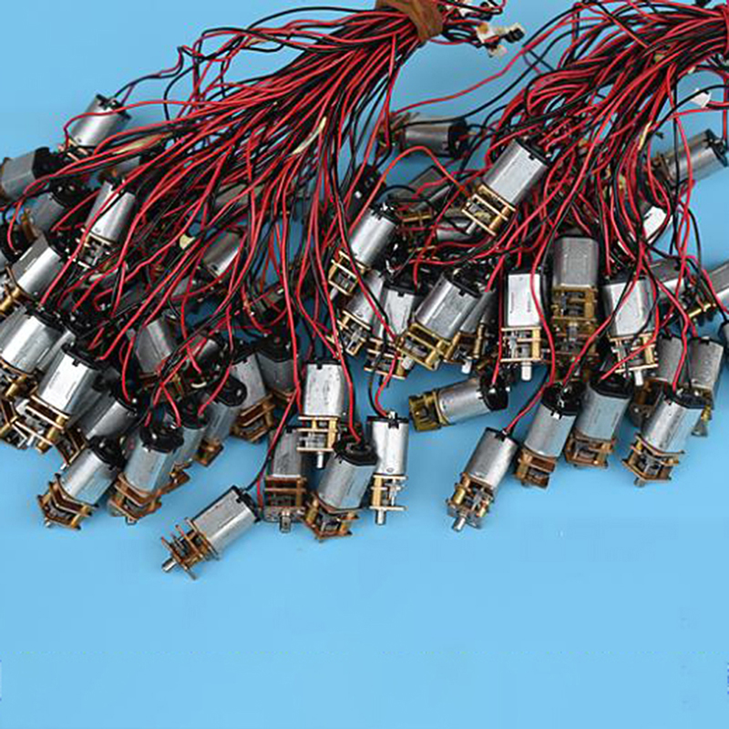 DC3V-6V 5V 28RPM Slow Speed Reducer Micro Mini N20 Full Metal Gearbox ...