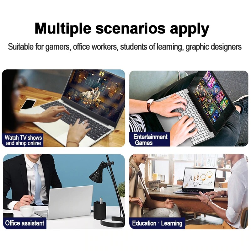 2023 มือ1 แล็ปท็อป สีชมพู เกมมิ่งโน๊ตบุ๊ค Laptop Intel Core i7-4500U 8G ...