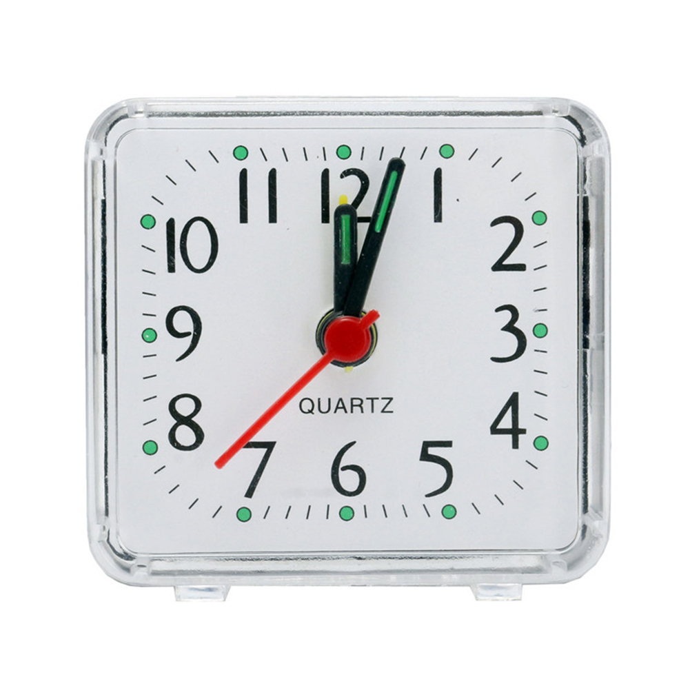 Digital Alarm Clock Bedside Mini Square Table Alarm Clocks Quartz ...