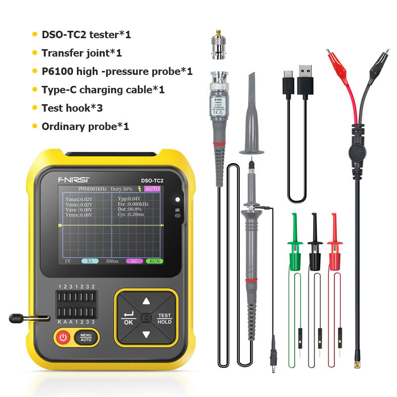 Handheld digital oscilloscope, LCR meter 2 in 1, portable electronic ...