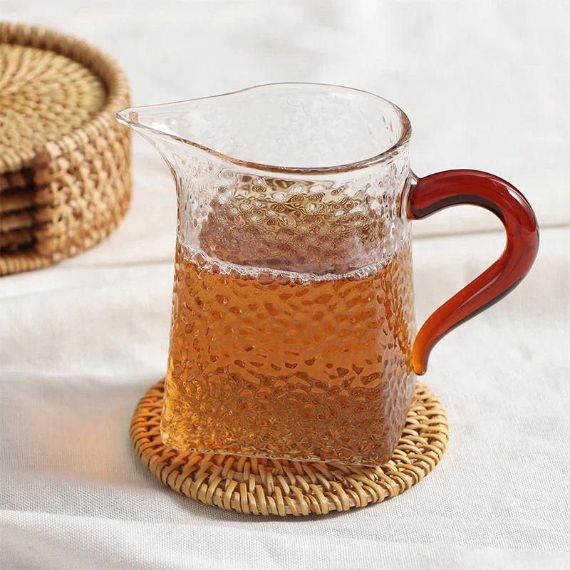1PC/SET Rattan Coaster Table Natural Woven Rattan Cup Coaster Drink Mug ...