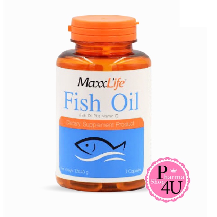 1 กล่อง(Box) แม็กซ์ไลฟ์ น้ำมันจมูกข้าว Maxxlife Rice Germ Oil 30 แคปซูล ...