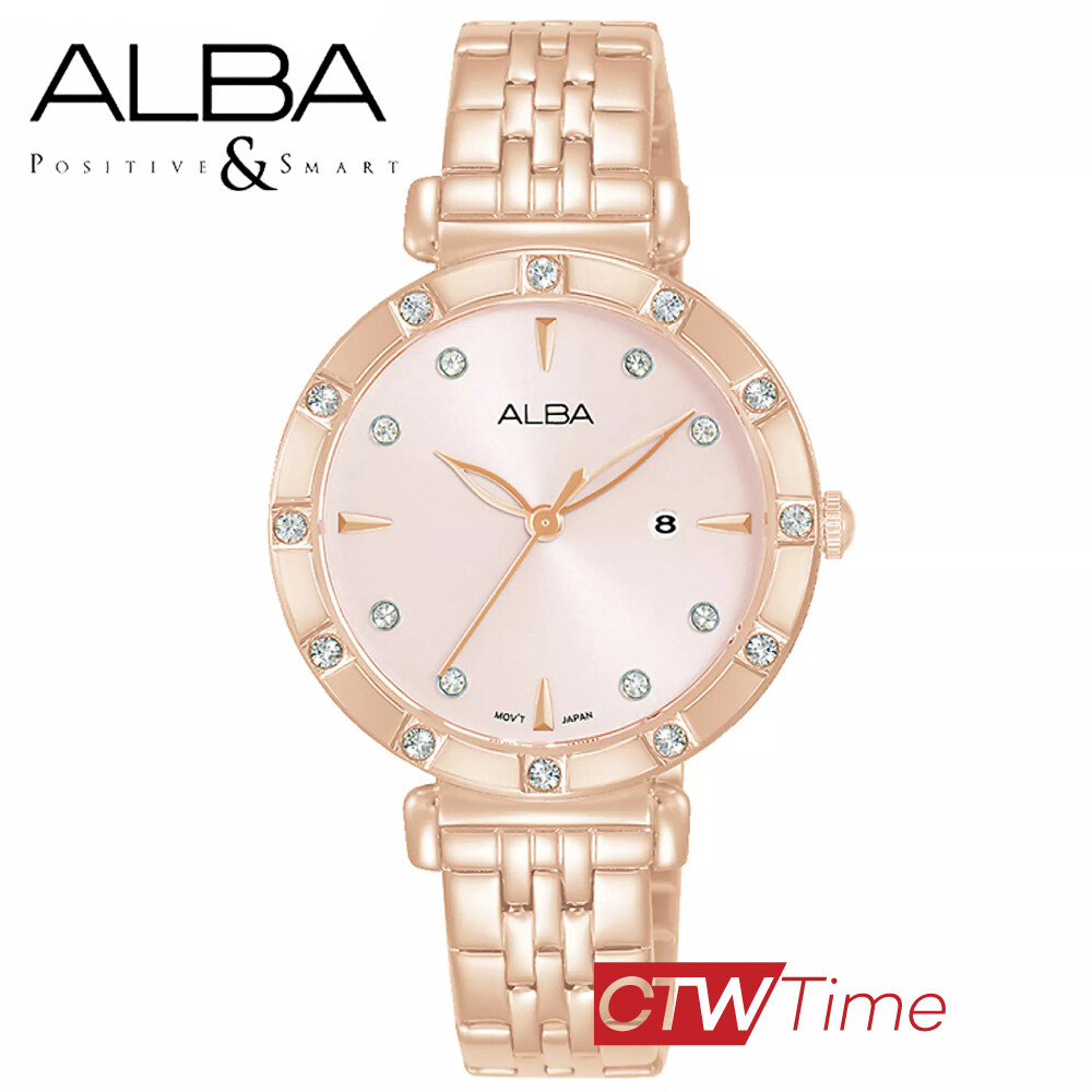 Guess นาฬิกาข้อมือผู้หญิง สายสแตนเลส รุ่น W1117,W1117L,W1117L3 - สีโรส ...