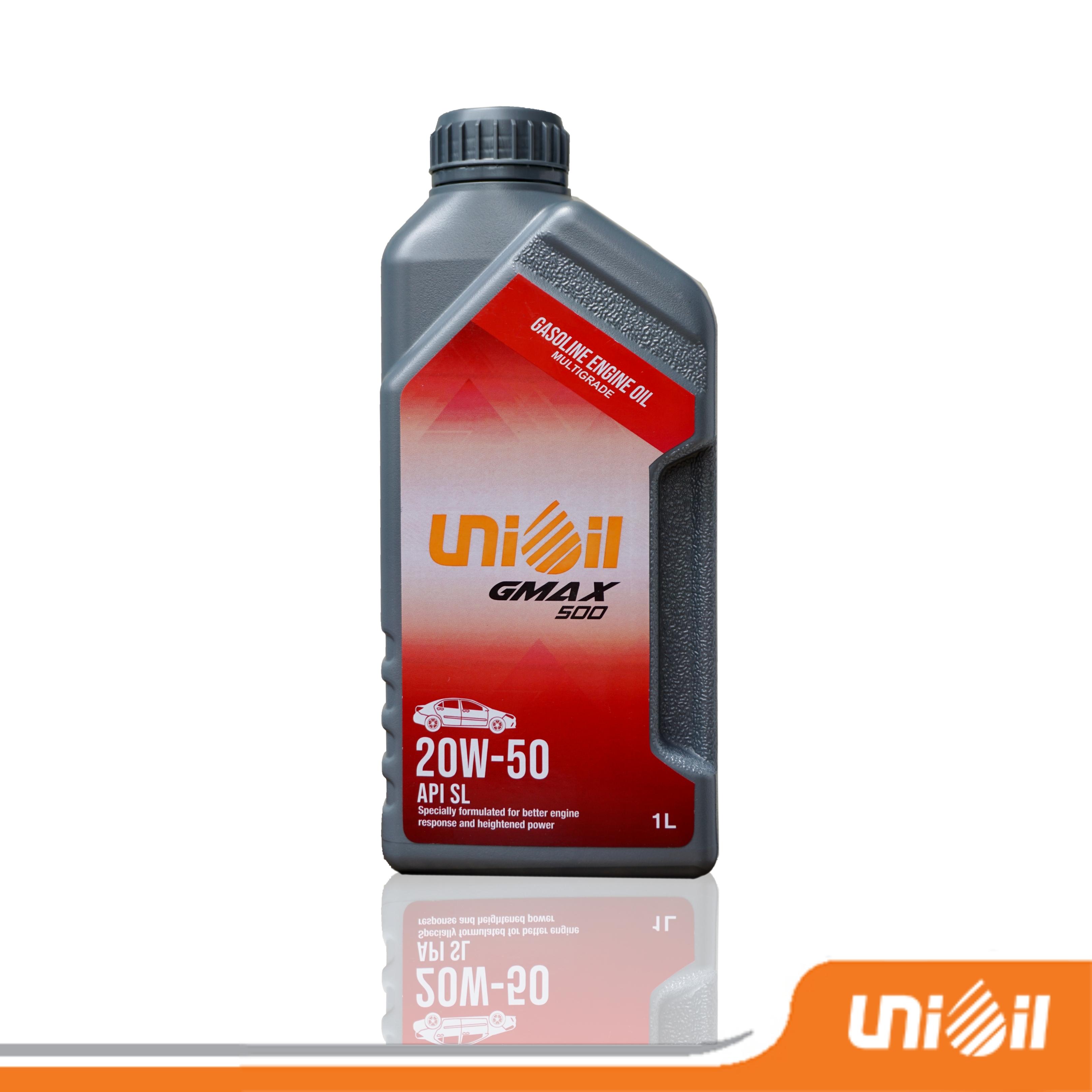 Unioil Gmax 500 SL 20W-50 Gasoline Engine Oil (1L) | Lazada PH