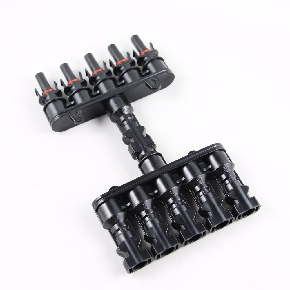 10 Tools Durable DIY pairs M/FM Solar Panel MC4 5 to 1 T Branch 30A ...