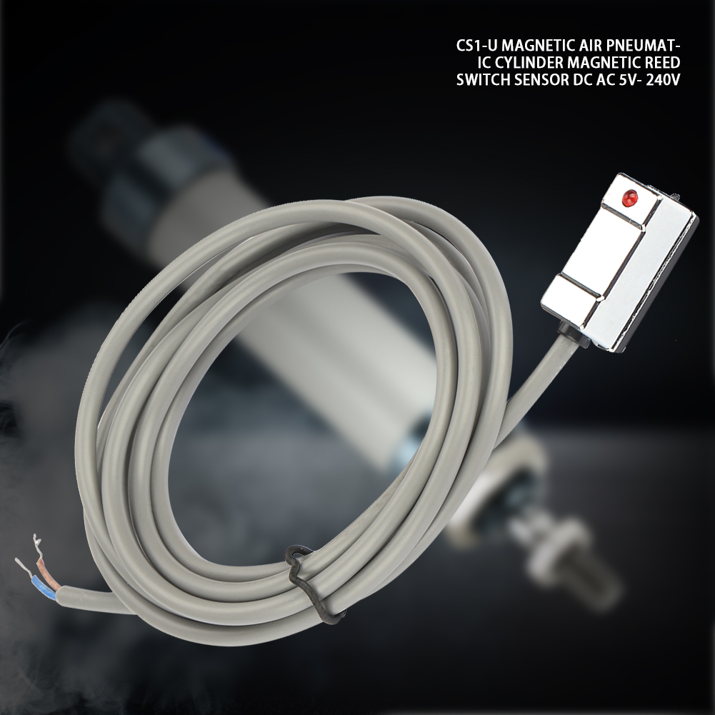 Magnetic Reed Switch Sensor Magnetic Air Pneumatic Cylinder CS1-U ...
