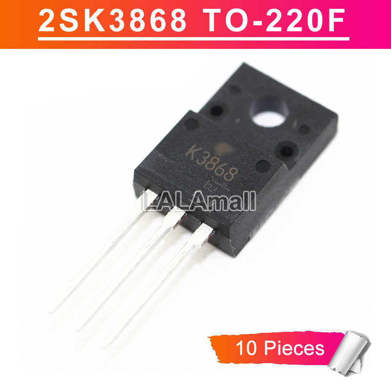 10Pcs Original K3868 TO220F 2SK3868 TO-220F 500V/5A N-Channel MOSFET ...