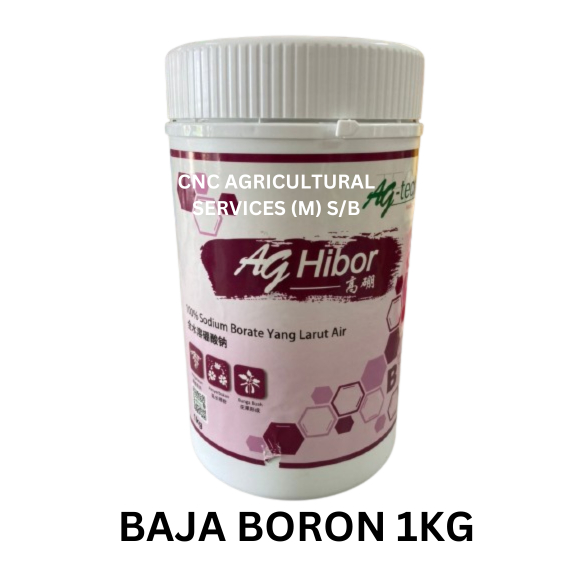 Ag Hibor 1KG (高硼) Baja Fertigasi Fertilizer Fertigation Foliar Boron Sodium Borate Baja Air | Lazada
