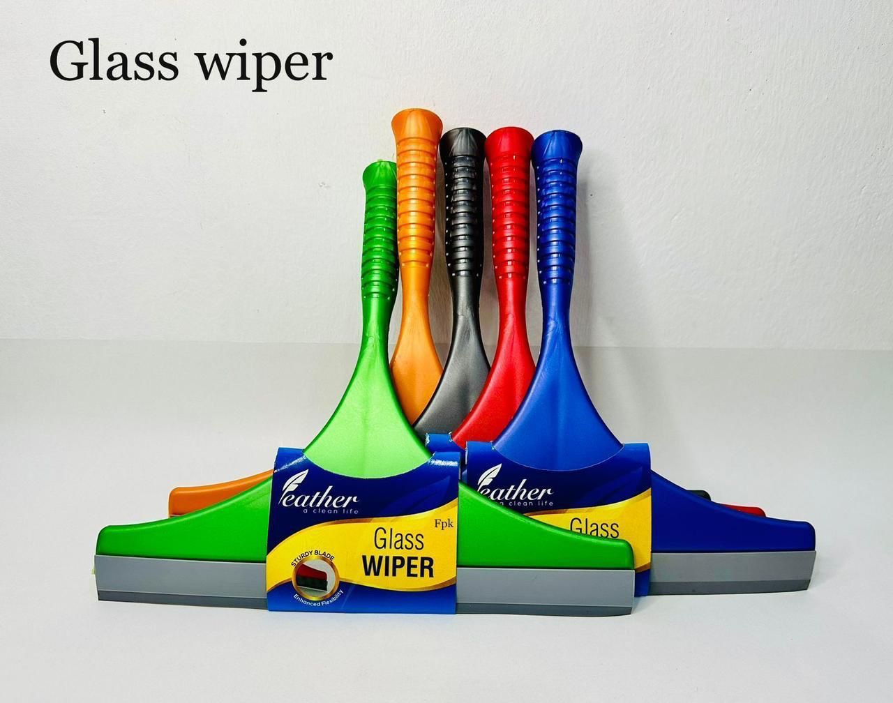 3 Pieces Light weight glass wiper for both Handheld use or with metal ...