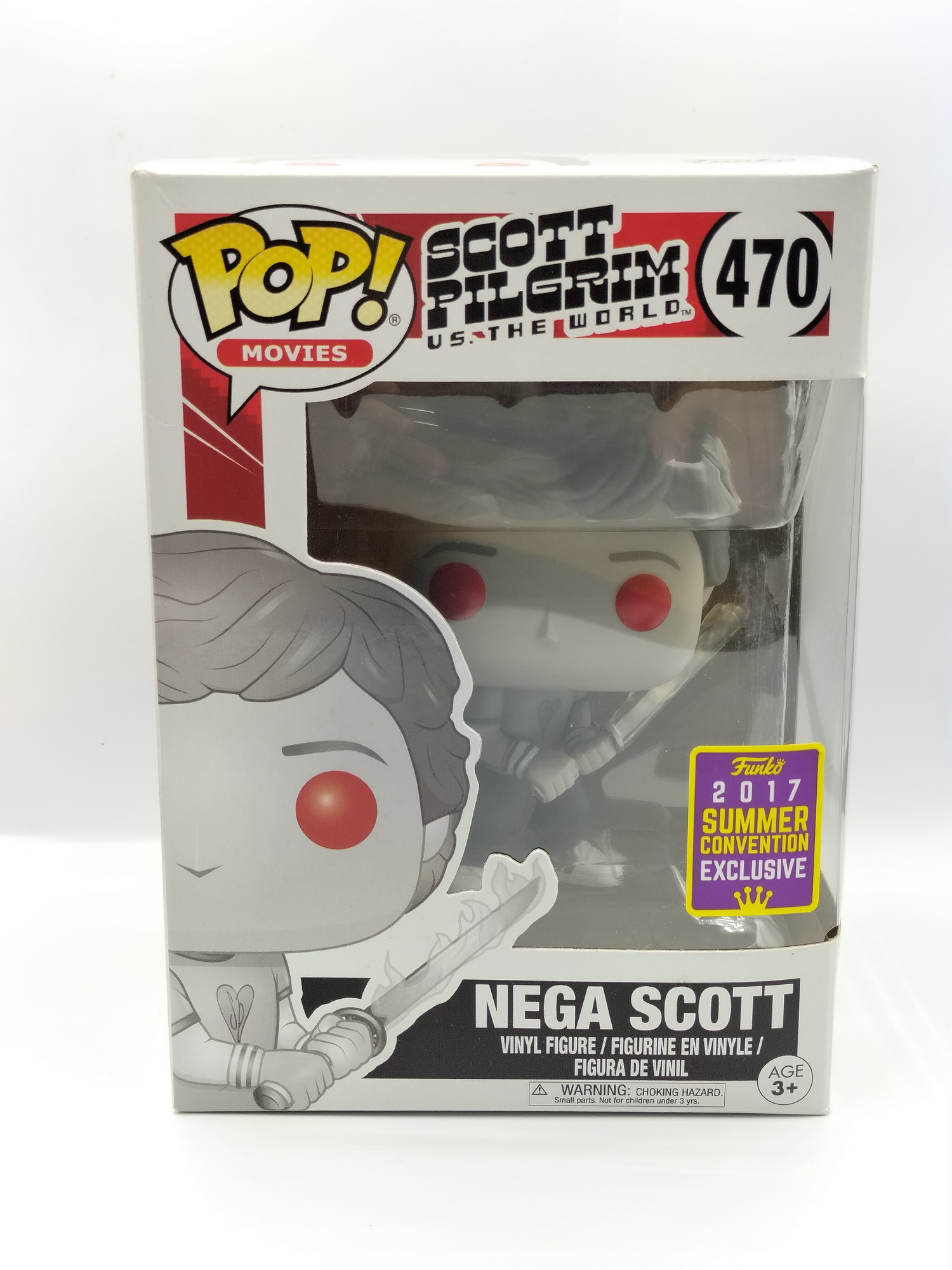 SDCC 2017 Funko Pop Scott Pilgrim vs the World - Nega Scott #470 (กล่อง ...