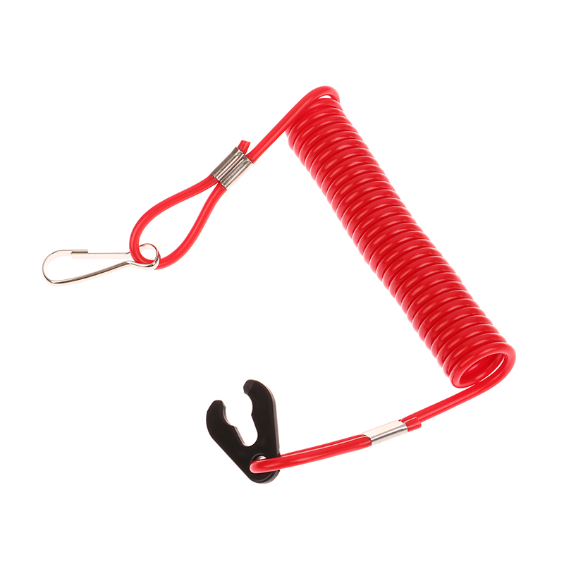 2.0m Boat Motor Kill Stop Switch & Safety Tether Lanyard For Outboard ...