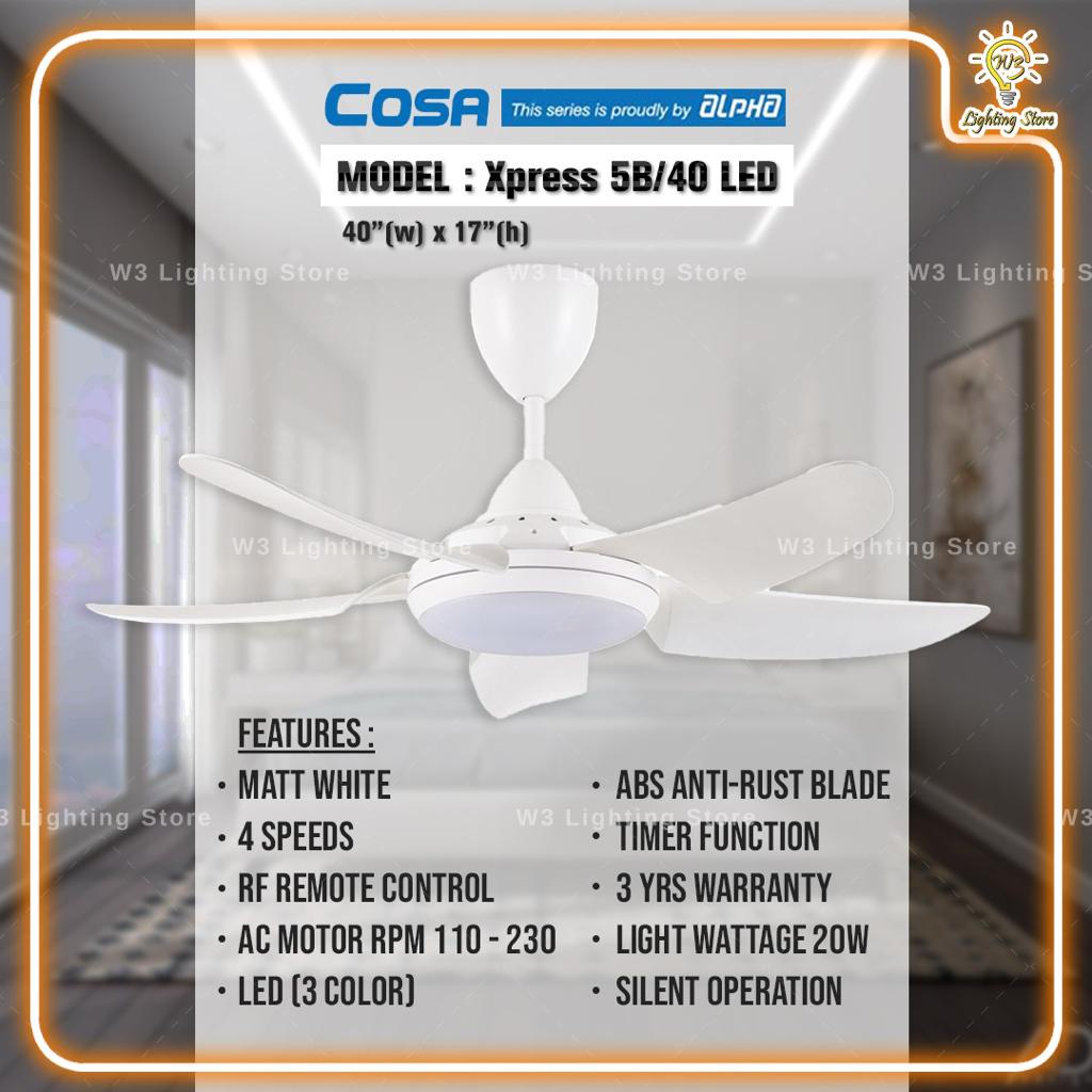 ALPHA XPRESS LED CEILING FAN [3 COLOUR CHANGING] 3 YEAR WARRANTY | Lazada