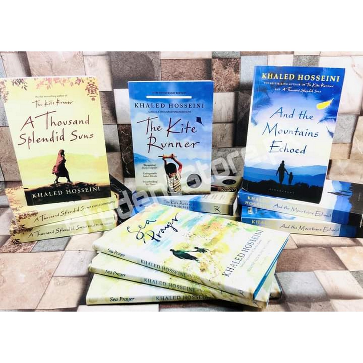 set of 4 khaled Hosseini Novels (The Kite_Runner / And the Mountains ...
