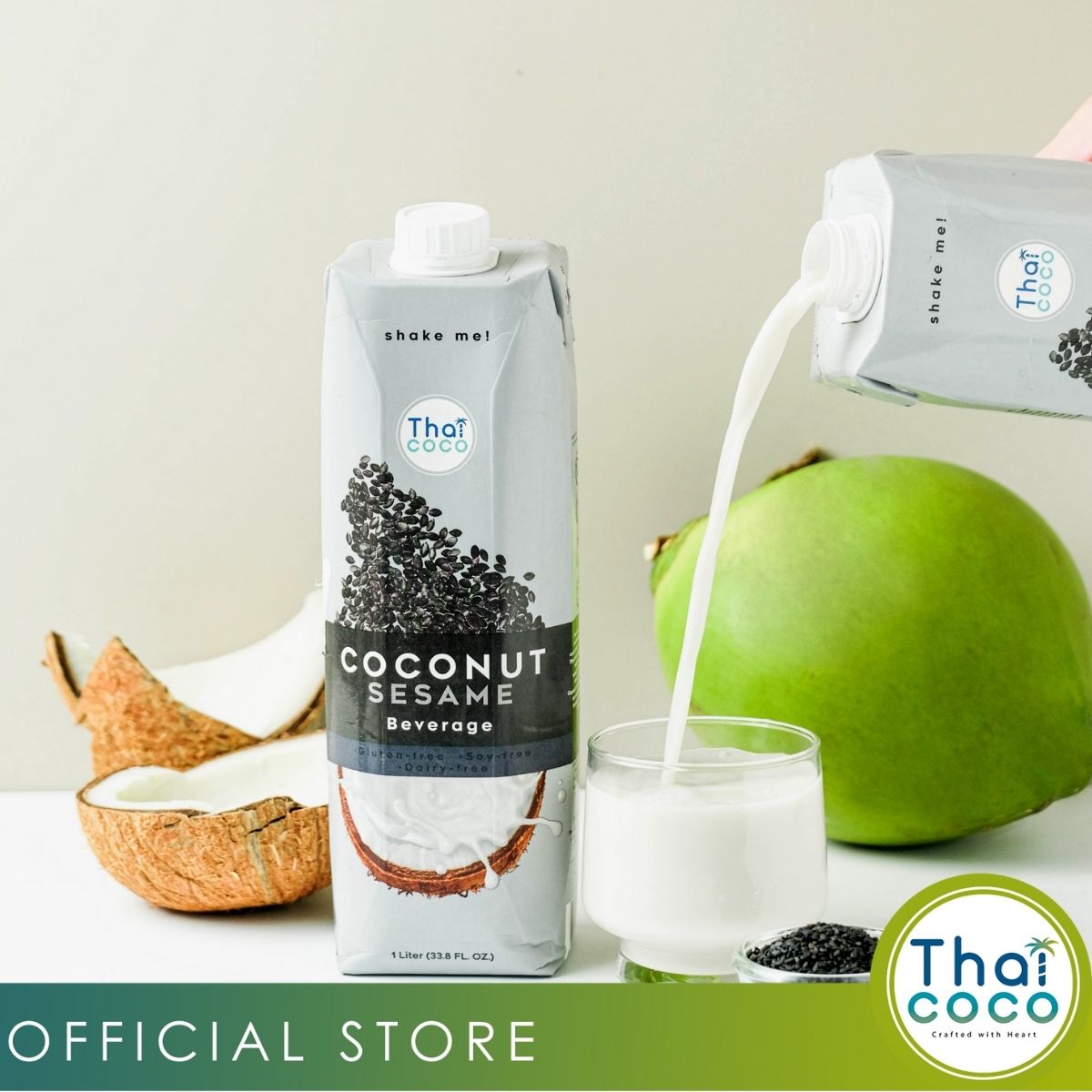 Thai Coco Sesame Coconut Beverage - 1000ml | Lazada PH