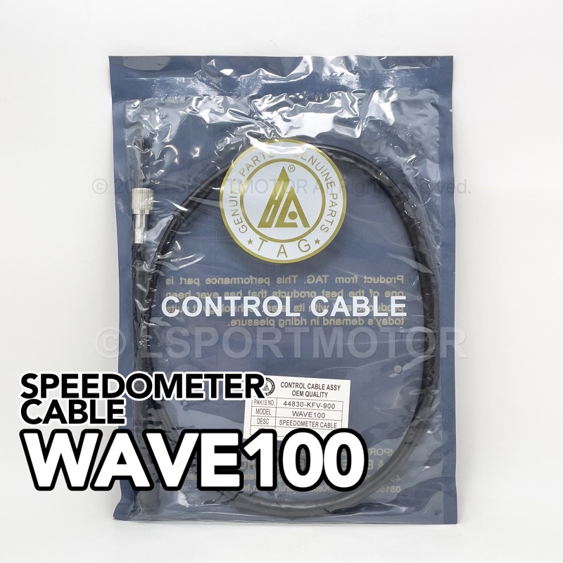 HONDA WAVE100 SPEEDOMETER CABLE 44830-KFV-900 SPEEDO METER CABLE W100 ...