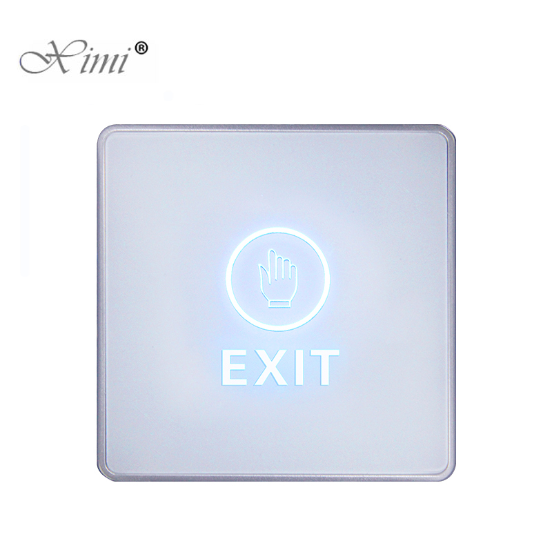 Slim Access Control Touch Exit Button NC/NO/COM Touch switch finger Touch release door open ...