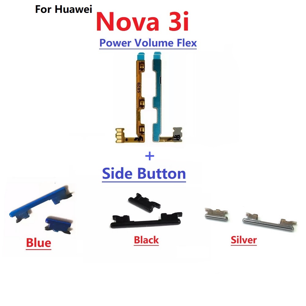 Switch Key Power On Off Volume Side Button Keys Flex For Huawei Nova 3i ...