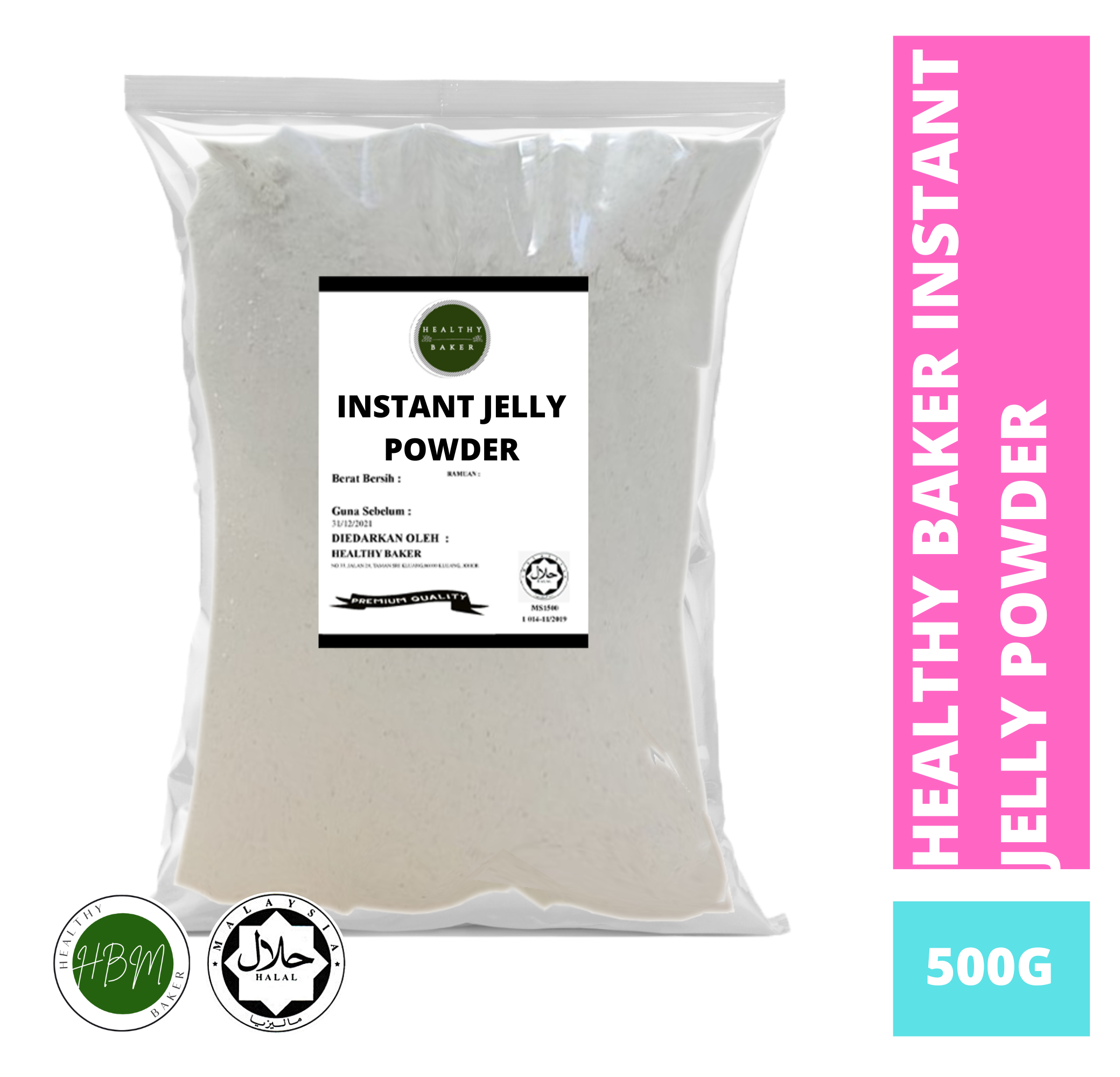 Instant Jelly 500G / 50gm / Instant Jelly Powder 50gm / halal / healthy ...