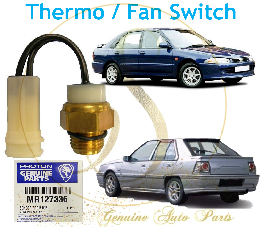 (100% ORIGINAL) RADIATOR FAN SWITCH THERMO SWITCH PROTON WIRA 1.3 1.5 ...