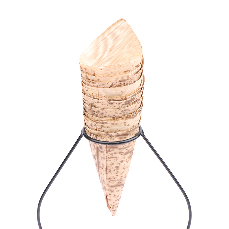 10Pcs Bamboo Cones Wedding Cones Bamboo Cones Candy Boxes Ice Cream ...