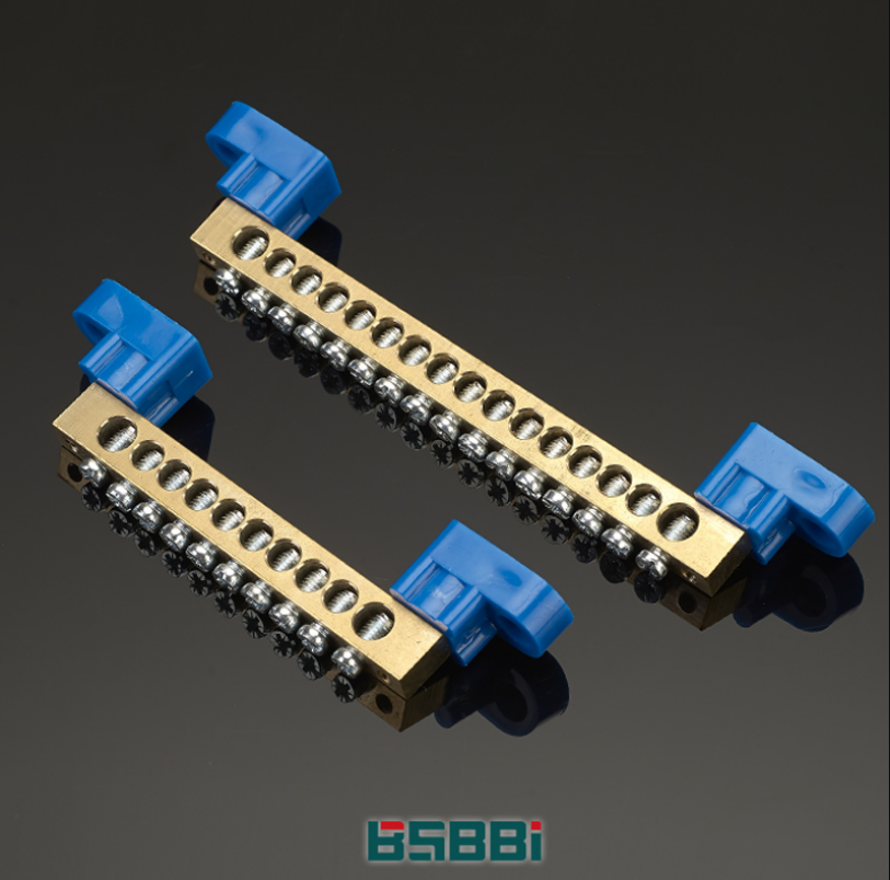 Din Terminal Block High Bridge Type Ground Bar 6*9 4/6/8/10/12 Holes ...