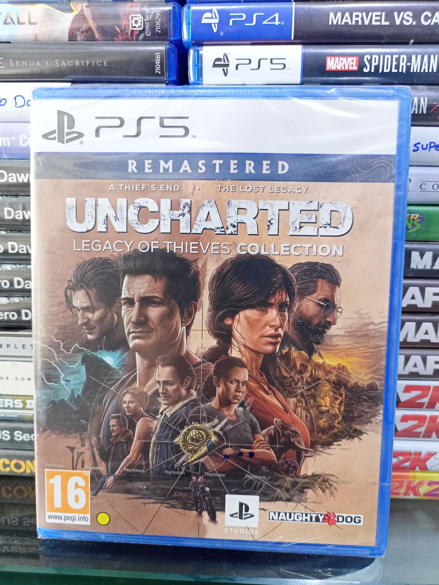 PS5 dvd Uncharted Legacy of thieves collection Playstation 5 Game ...