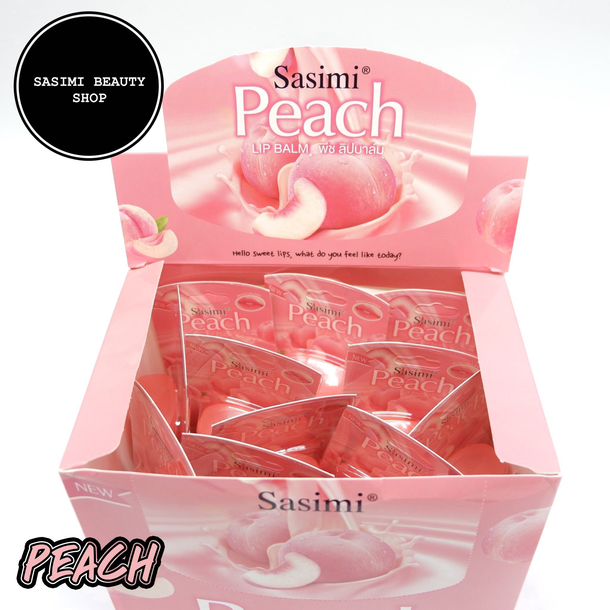 (ขายส่ง) SASIMI LIP BALM ลิปบาล์มบำรุงริมฝีปาก ให้นุ่ม ชุ่มชื้น ...