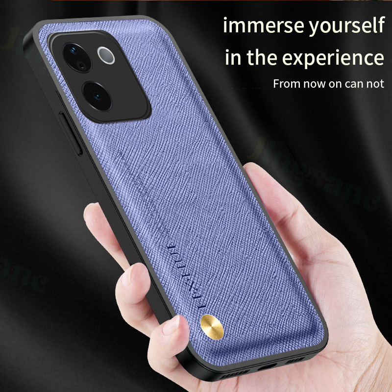 New Phone case Vivo iqoo Z9S Pro Back cover Matte Cross Patterned ...