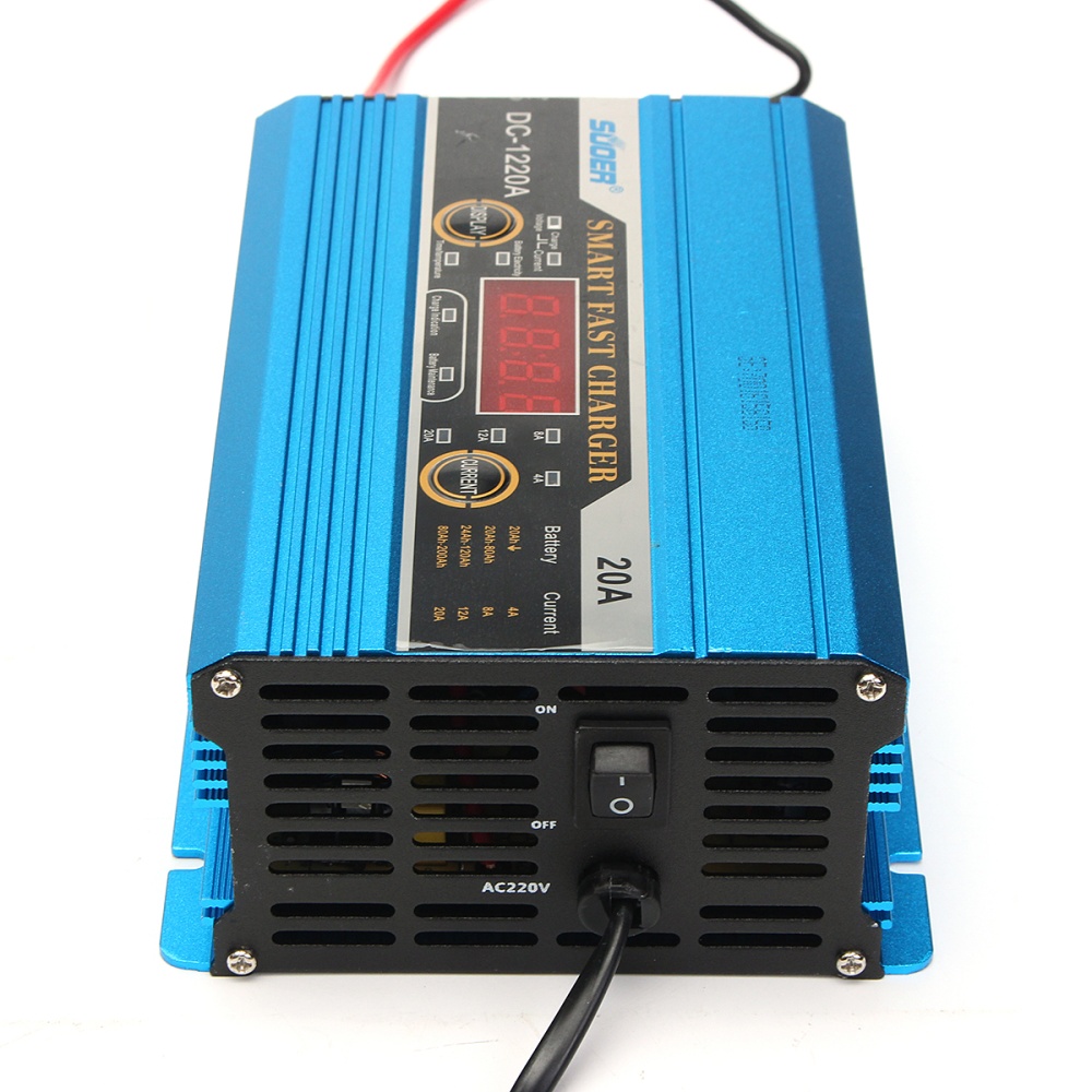 Intelligent 12V Premium 20A Computers 200ah Three-phase Smart Fast ...