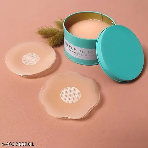 Women Silicone Nipple Stickers Anti-bump Chest Pad Lift Nipple Cover ...