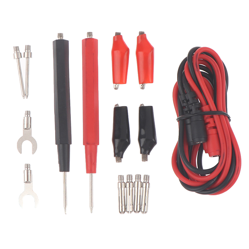 16 in 1 Digital Multimeter Test Leads Probes Volt Meter Cable Clip ...