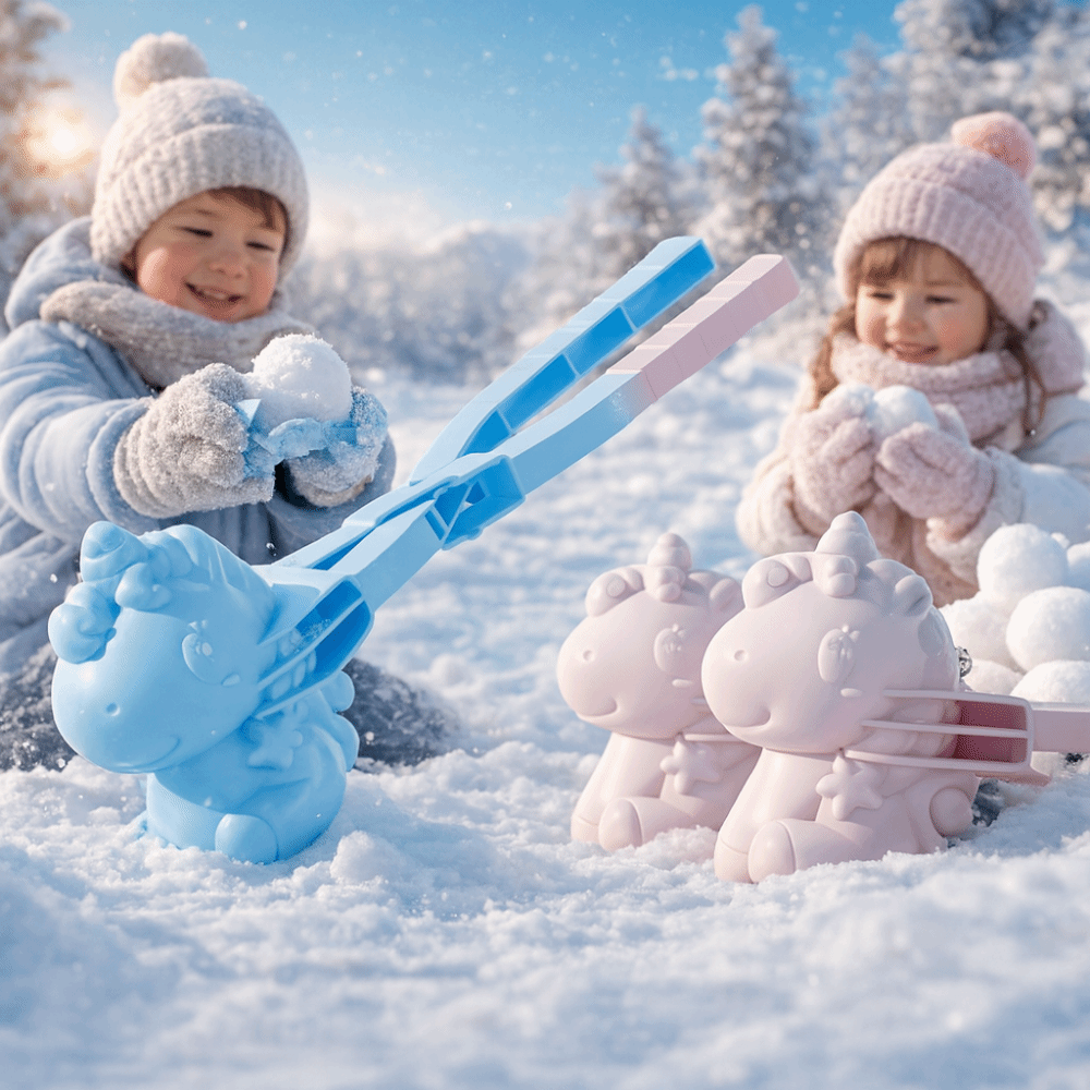 Fun Toys Pony-shaped Snowball Maker Thickened Easy Grip Snowball Clips ...