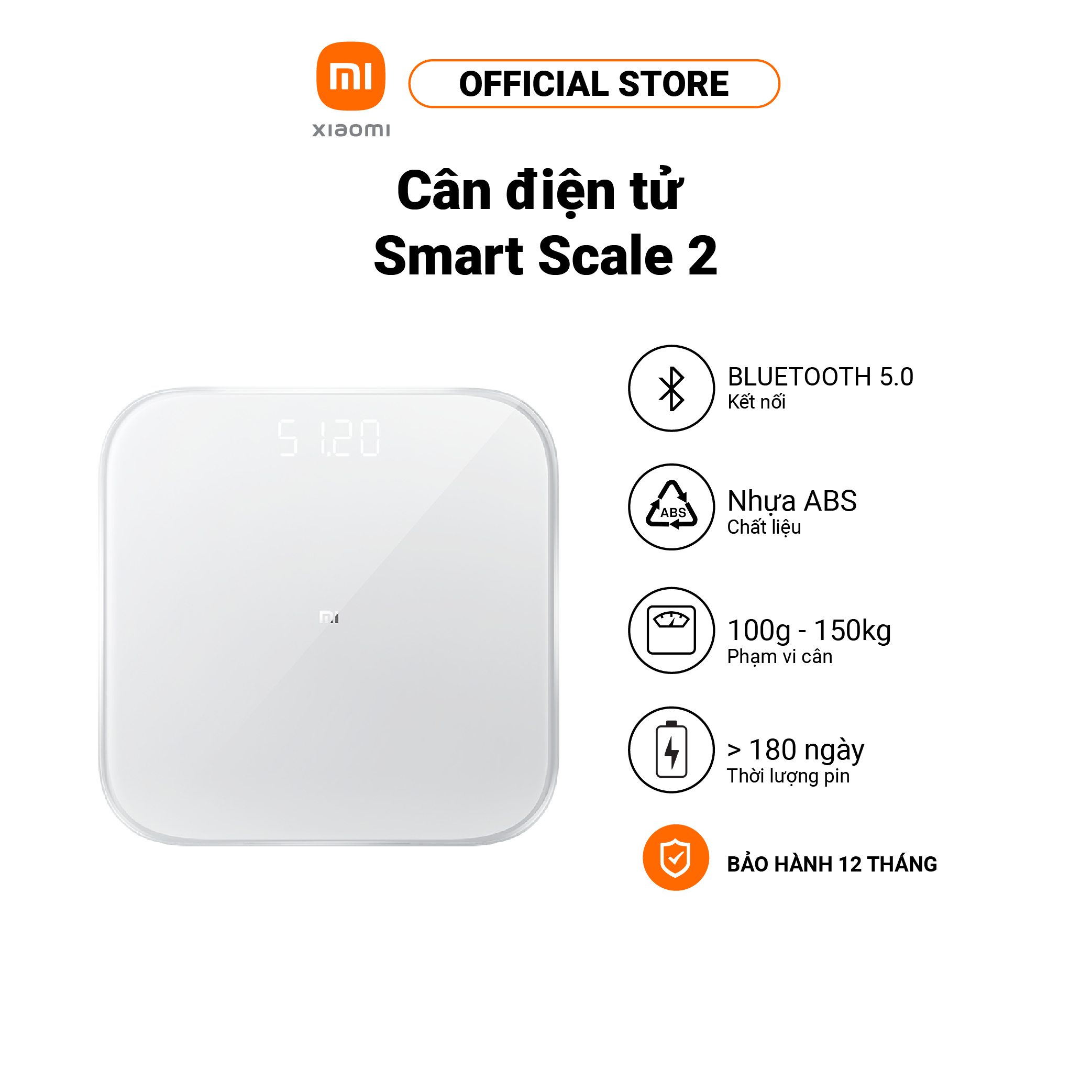 Cân Sức Khỏe Điện Tử Thông Minh Xiaomi Mi Body Scale 2 Mi Scale 2 - Độ ...