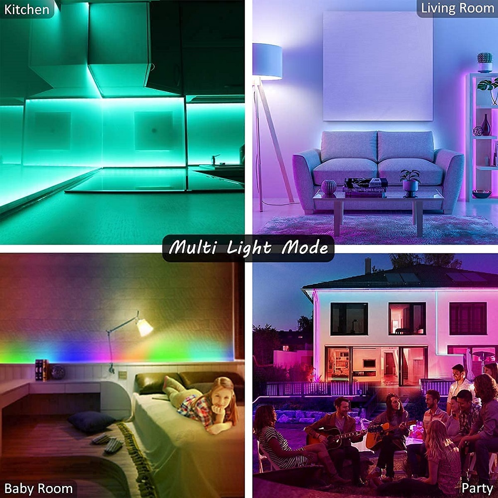 【Stylish】 USB LED Strip Light 16LED/Meter RGB Lights TV Backlight 5V ...