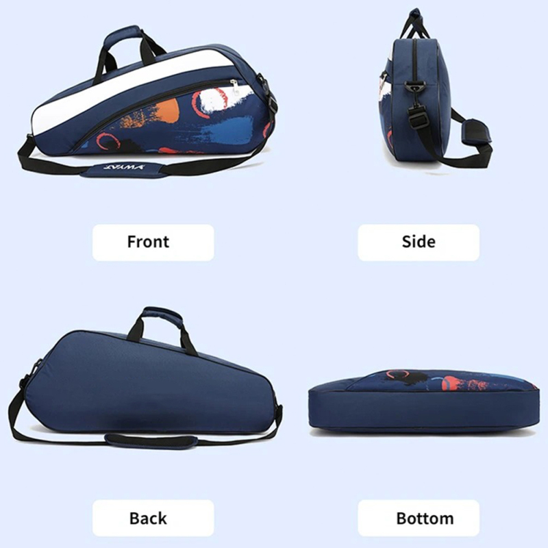 Badminton Racket Kit Bag With Adjustable Shoulder Straps Tennis Racket ...