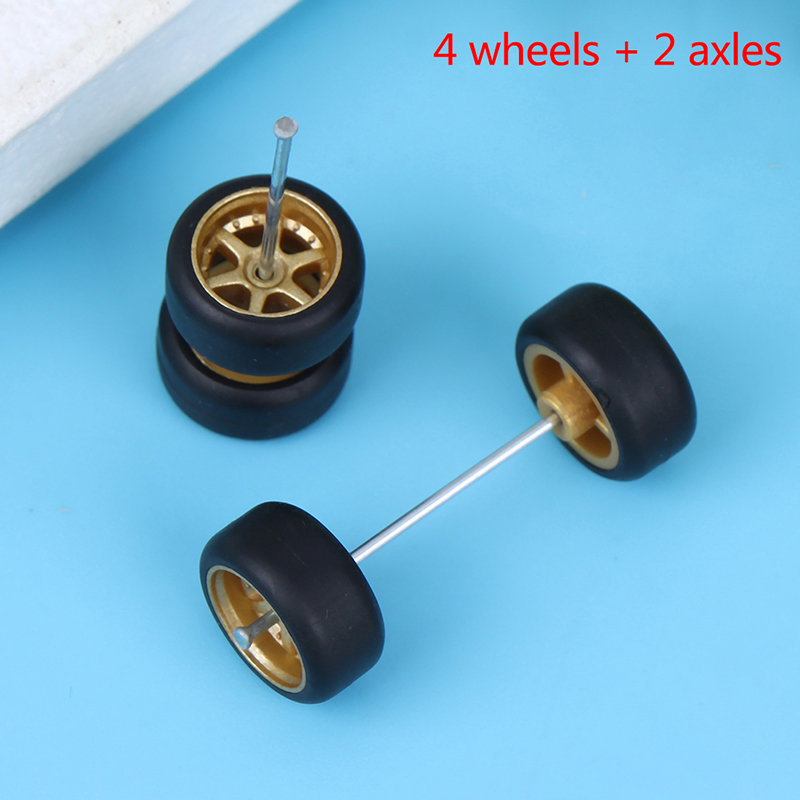 1/64 Wheels For Hotwheels with Rubber Tire Basic Model Model Car ...