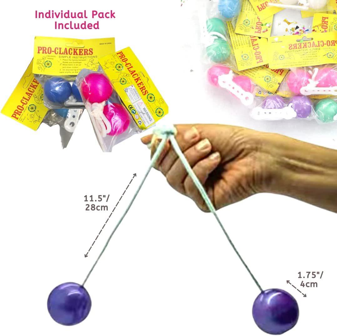Glowing click ball smack ball pro-clackers ball shake impact ball click ...