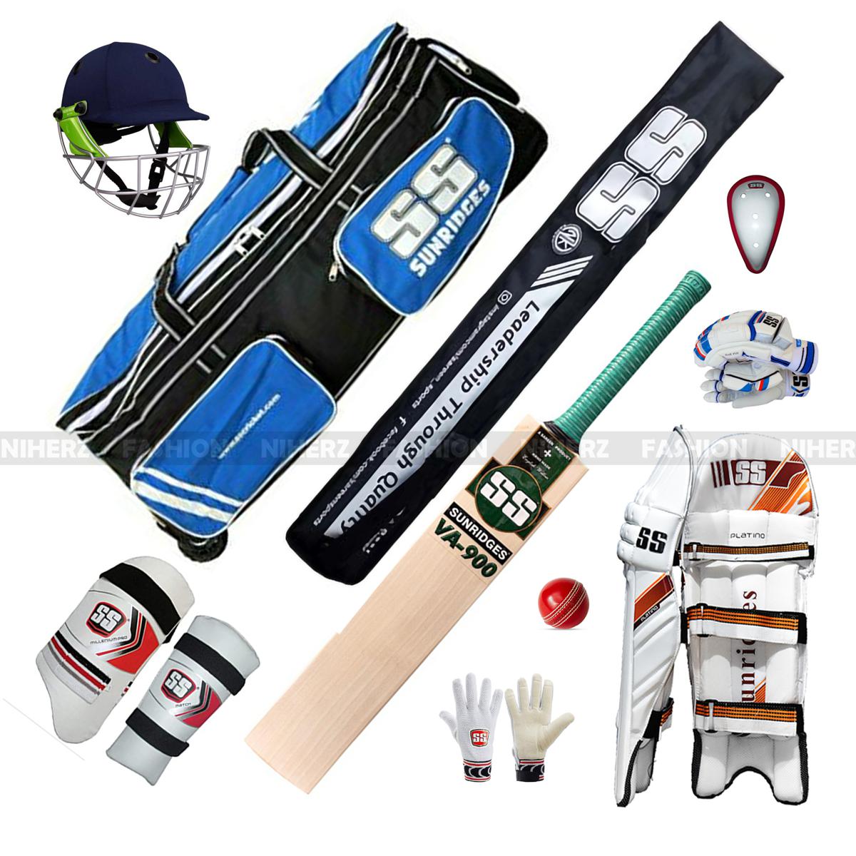 Premium Cricket Kit Full Set For Players 11 In 1 Cricket Complete ...