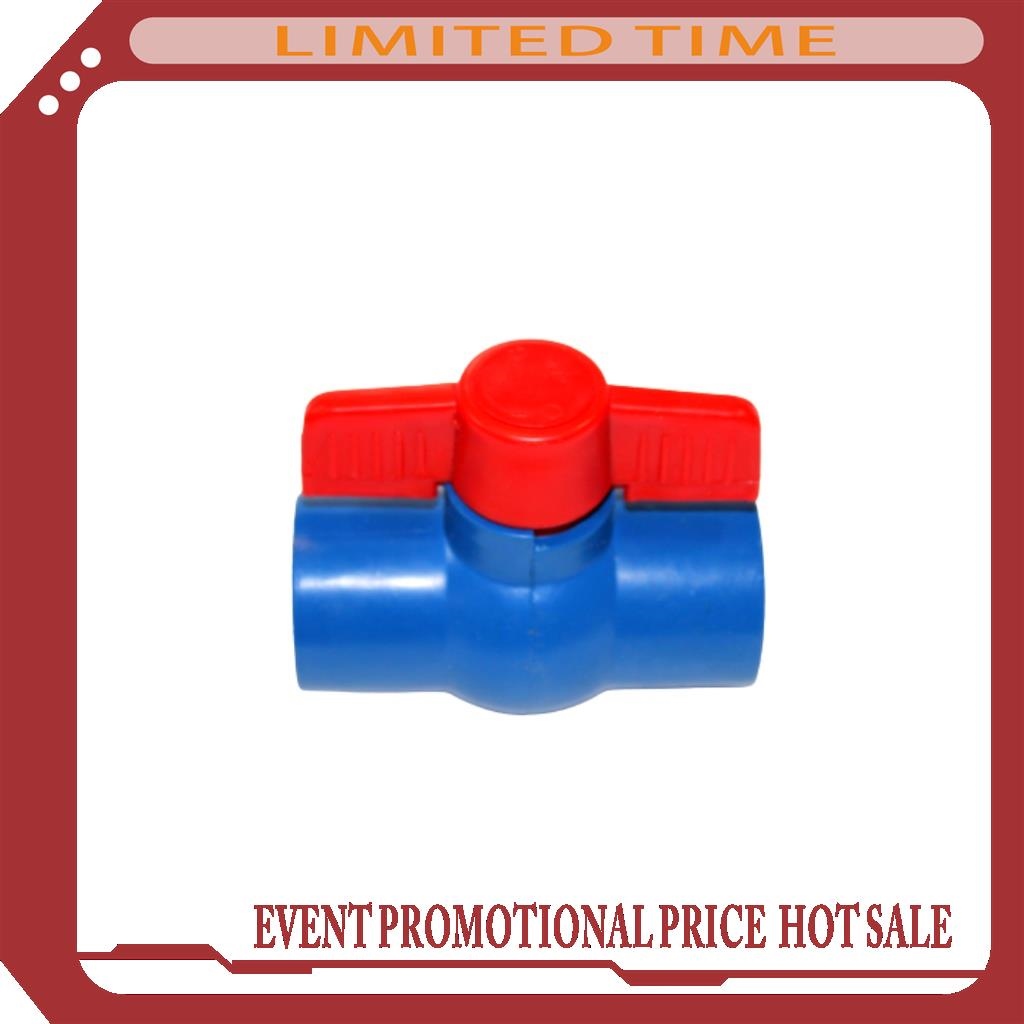 PVC Ball Valve Blue Gate Valve 1/2 3/4 1 Water Pipe Fittings | Lazada PH